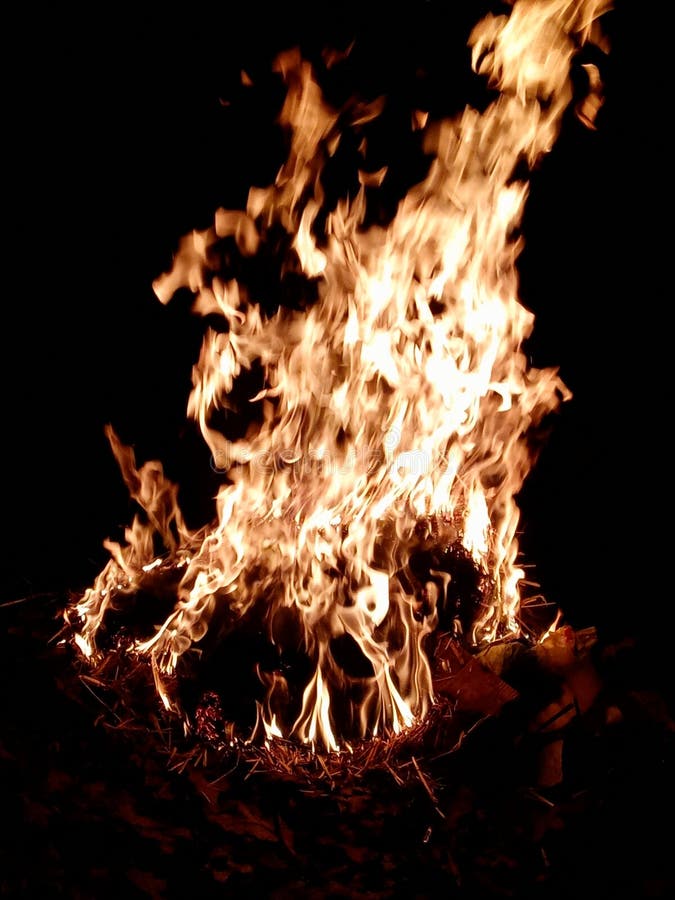 Flaming hot flames stock photo. Image of bonfire, flames - 238851290