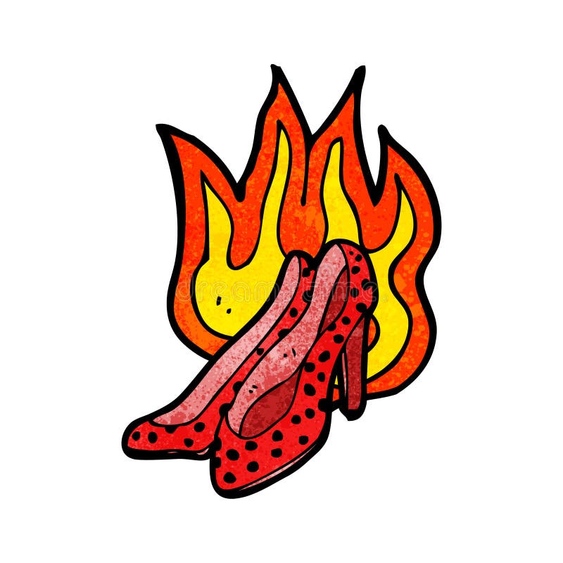 Flaming Shoes Stock Illustrations – 25 Flaming Shoes Stock ...