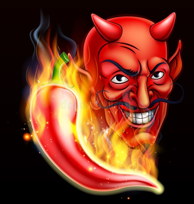 Demon Chillies Stock Illustrations – 5 Demon Chillies Stock ...