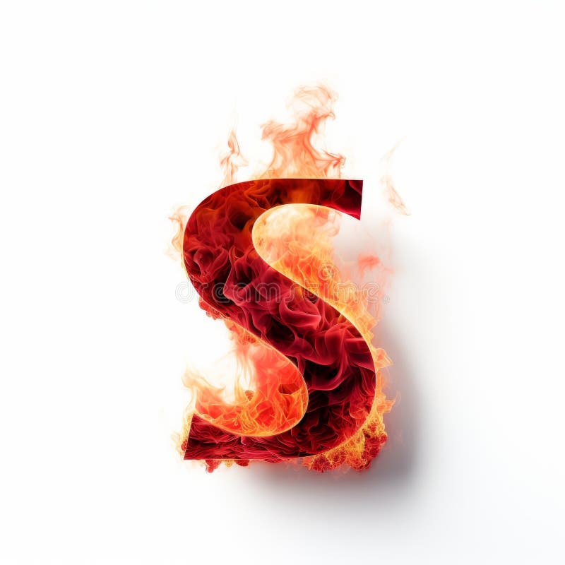 Flaming Letter: Explosive Pigmentation and Organic Sculpting by Simon ...