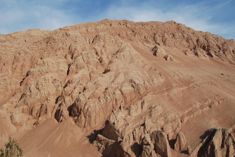 Flaming Mountain in Turpan stock photo. Image of turpan - 3655588