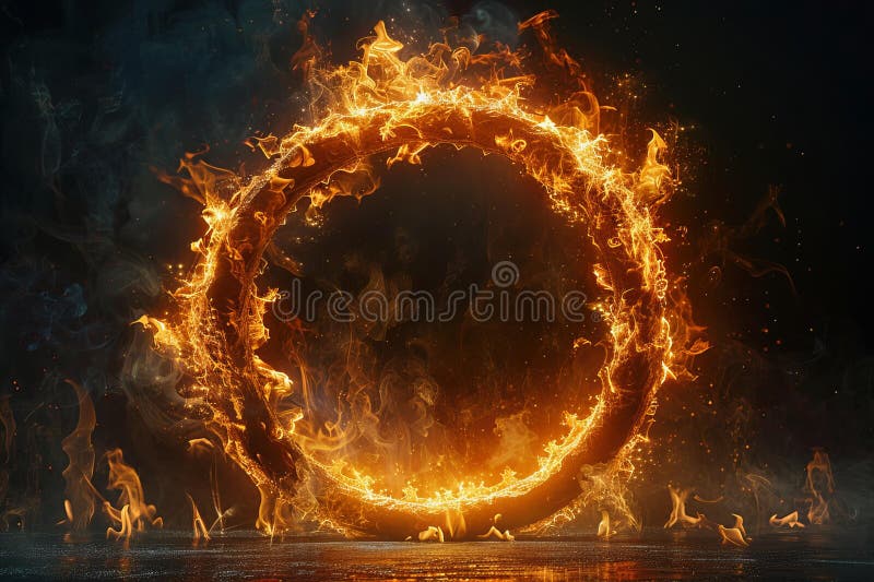 Black Circle Fire Stock Illustrations – 34,328 Black Circle Fire Stock ...