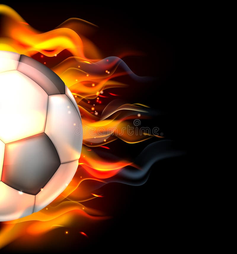 Flaming Soccer Ball Stock Illustrations – 1,011 Flaming Soccer Ball ...