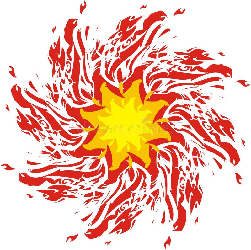 Flaming Star Stock Illustrations – 2,838 Flaming Star Stock ...