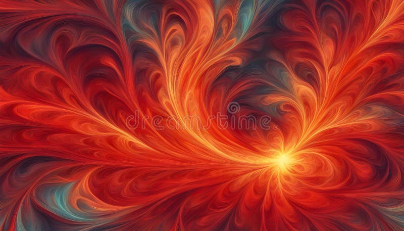 Flaming Sun. Abstract Painting Texture in Summer Color Stock ...