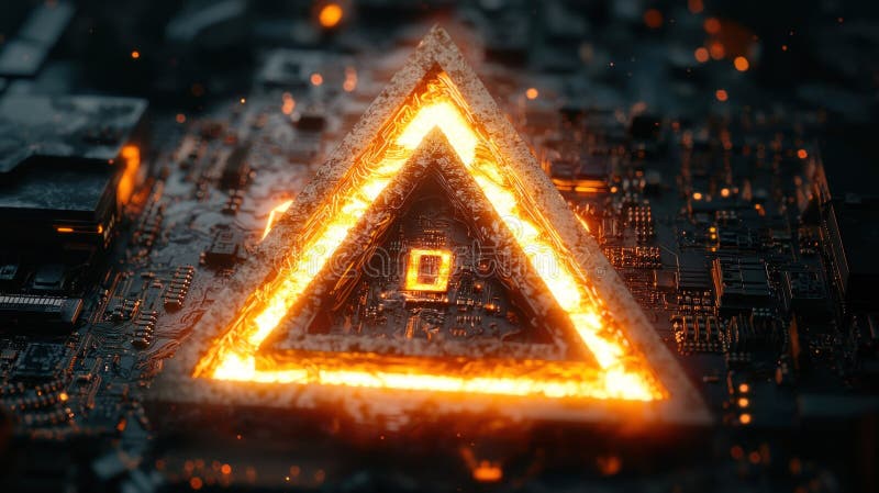 Flaming Triangle Stock Illustrations – 315 Flaming Triangle Stock ...