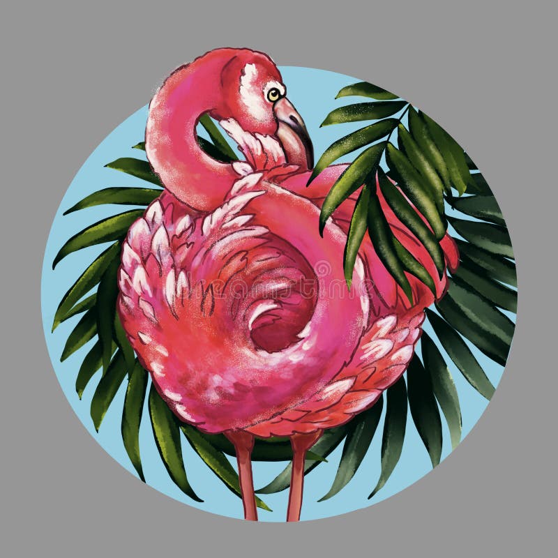 Flamingo Thanksgiving Stock Illustrations – 8 Flamingo Thanksgiving ...