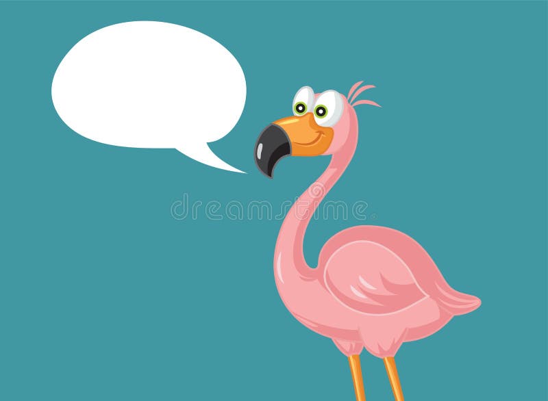 Flamingo Speaking Stock Illustrations – 19 Flamingo Speaking Stock ...