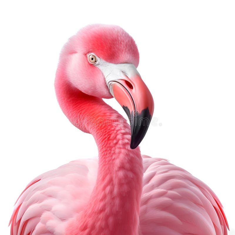 Flamingo Face Profile Stock Illustrations – 34 Flamingo Face Profile ...