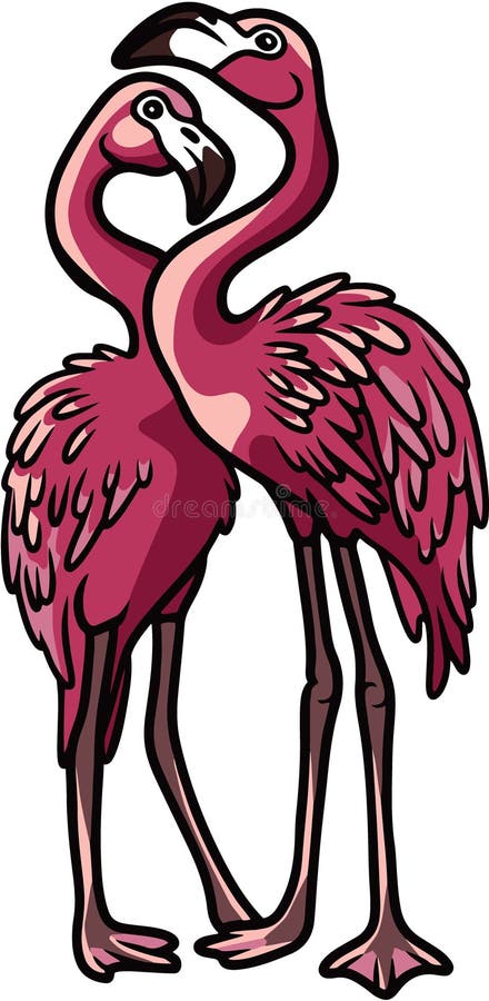 Flamingo Clipart stock vector. Illustration of grouped - 276676563