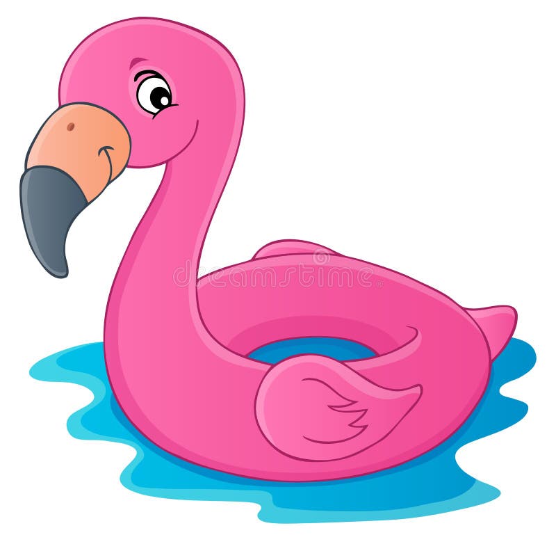 Flamingo Float Theme Image 3 Stock Vector - Illustration of float ...