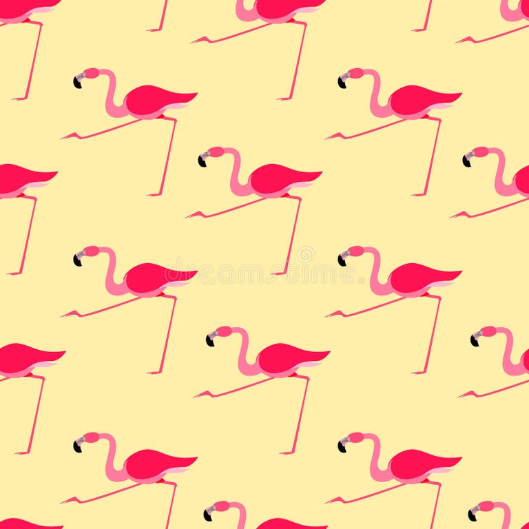 Marching Flamingos Stock Illustrations – 1 Marching Flamingos Stock ...