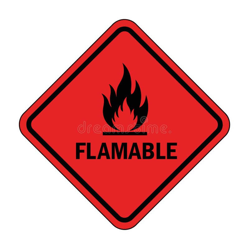 Flammable Warning Text Stock Illustrations – 628 Flammable Warning Text ...