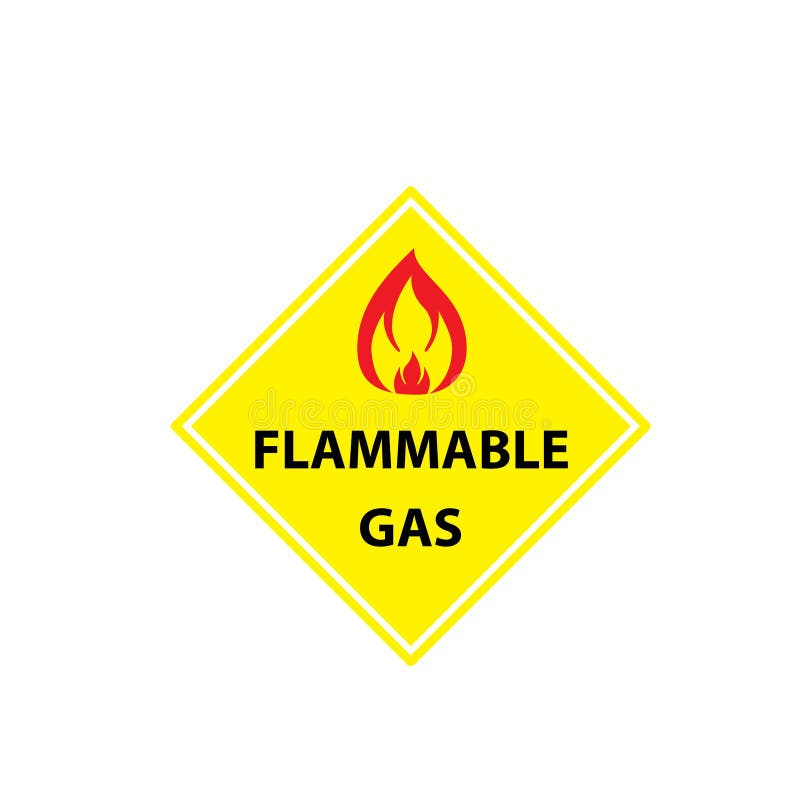 Flammable Icon or Logo Vector Stock Vector - Illustration of logo ...