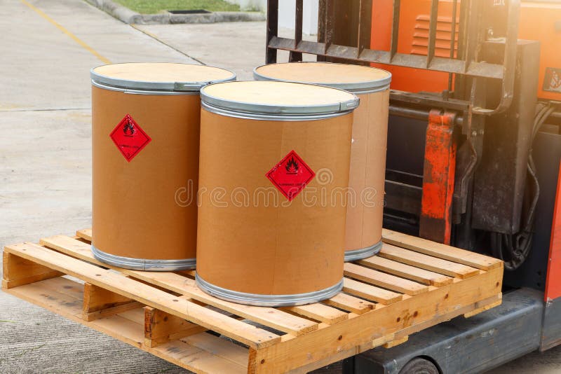 Flammable Liquid Symbol on the Chemical Tank Stock Image - Image of ...
