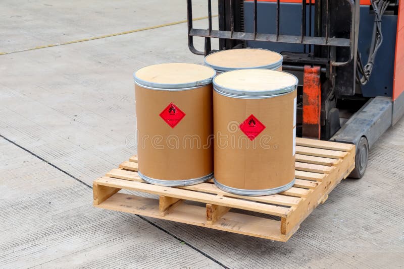 Flammable Liquid Symbol on the Chemical Tank Stock Image - Image of ...