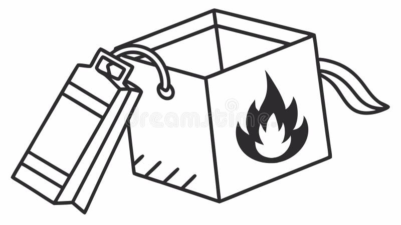 Flammable Material Warning Symbol Vector Stock Illustrations – 1,441 ...