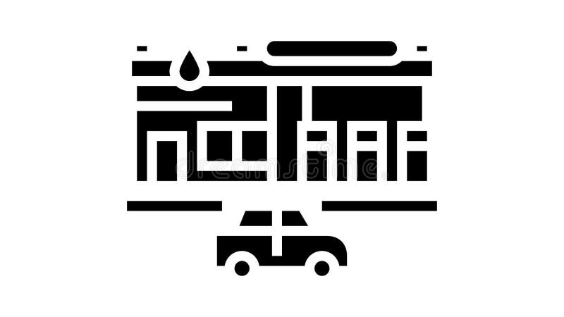 Nitromethane Barrel Glyph Icon Animation Stock Footage - Video of ...