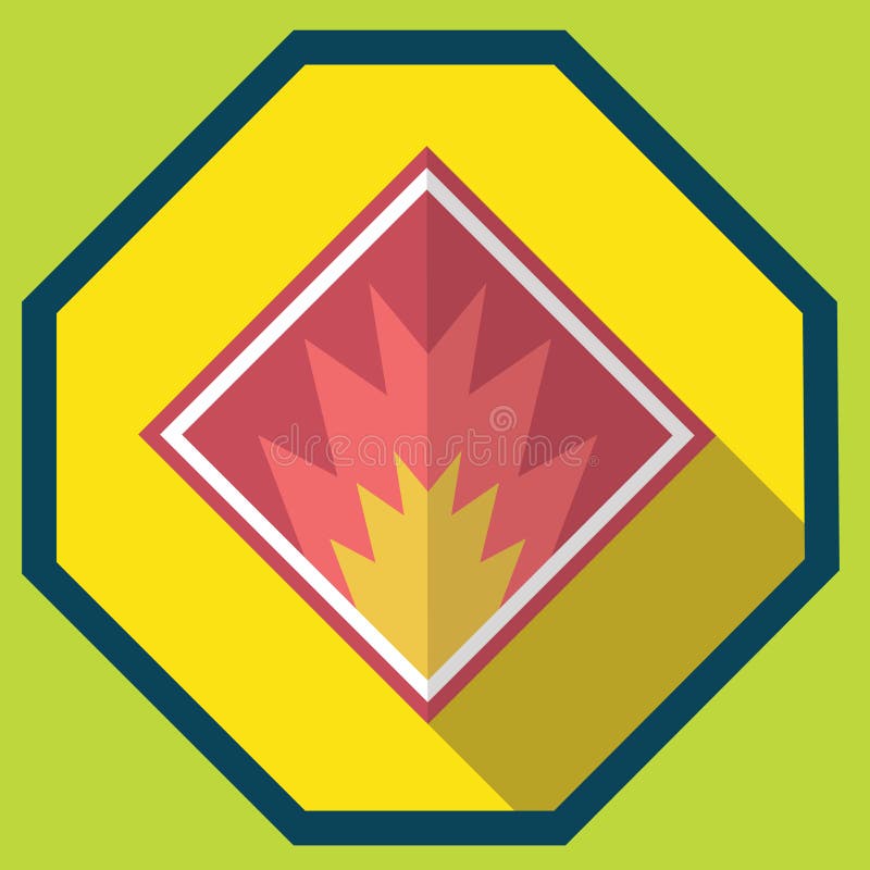 Flammable Sign. Vector Illustration Decorative Design Stock Vector ...