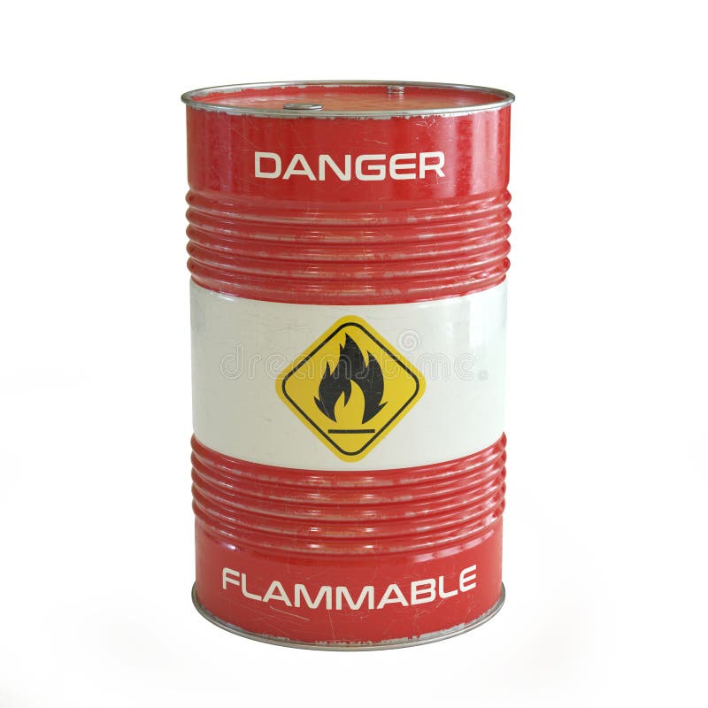 Barrel Sign Flammable Warning Stock Illustrations – 710 Barrel Sign ...