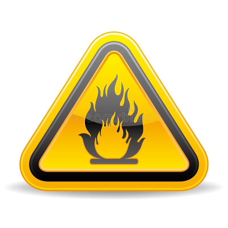 Material Warning Sign Yellow Triangle Stock Illustrations – 975 ...