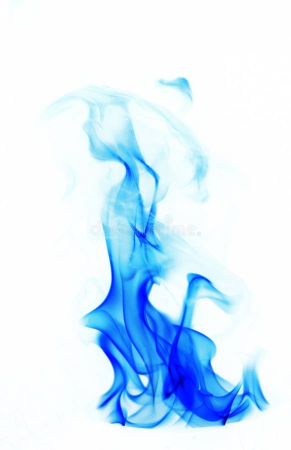 Flammes bleues d'incendie photo stock. Image du cheminée - 49925652