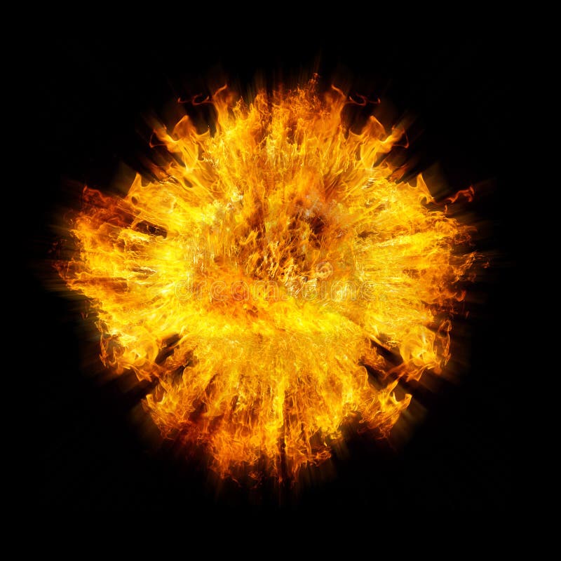Flammes De Flambage Sur Le Fond Noir Image stock - Image du four ...