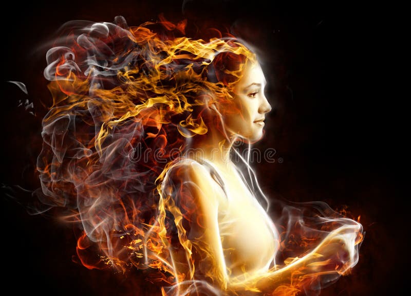 Flamy symbol stock image. Image of athlete, girl, abstract - 11661773