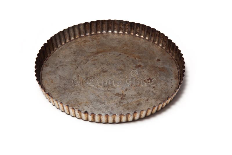 Flan baking tray stock photo. Image of edges, single - 17771458