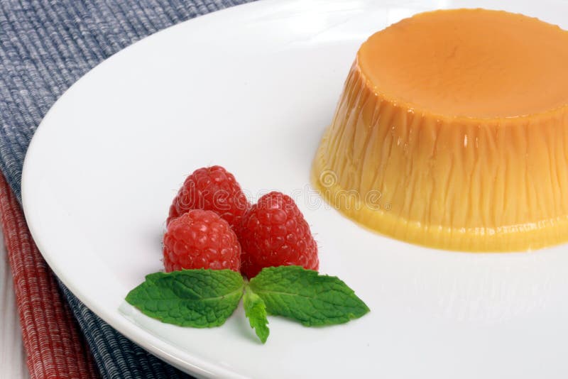 Flan dessert stock image. Image of sugar, caramel, food - 11597155