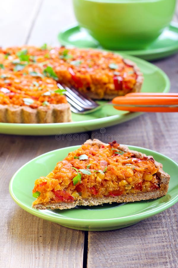 Flan stock image. Image of corn, lentil, pastry, homemade - 38863777