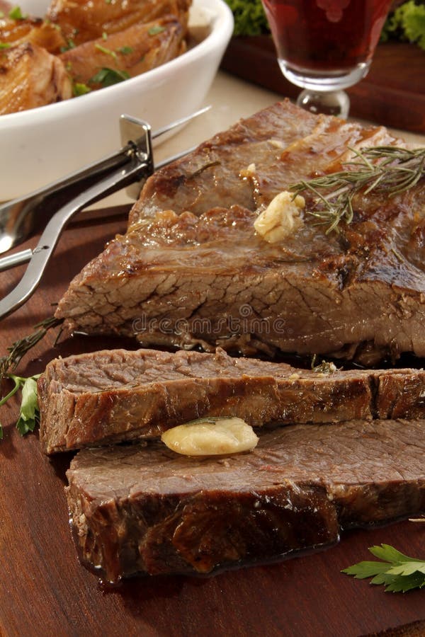Flanco Roasted - Vacío Argentino Foto de Stock - Imagem de torrado ...