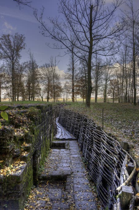 Flanders Fields, WWI Trenches, Belgim Stock Photo - Image of armistice ...
