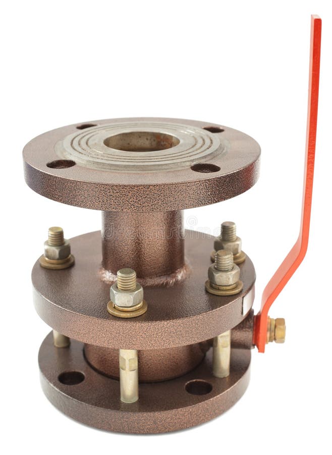 Flanged valve stock image. Image of diameter, flanged - 19479125