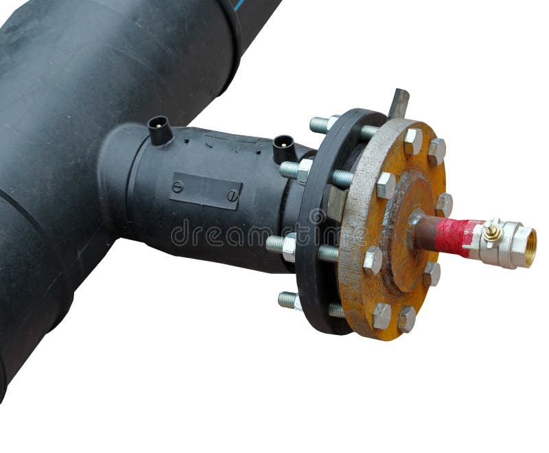 Flanges,pipe Connection with Flange Stock Photo - Image of plastic ...