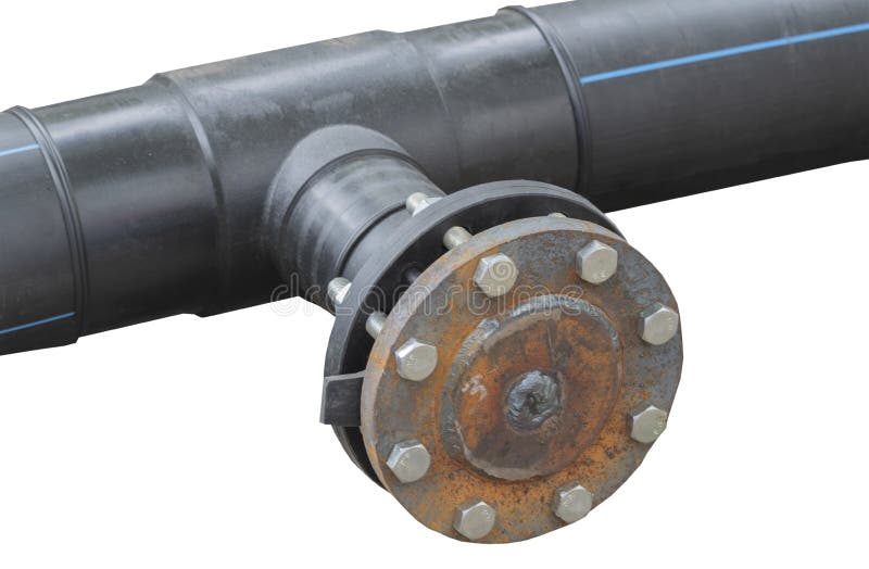 Flanges,pipe Connection with Flange Stock Photo - Image of production ...