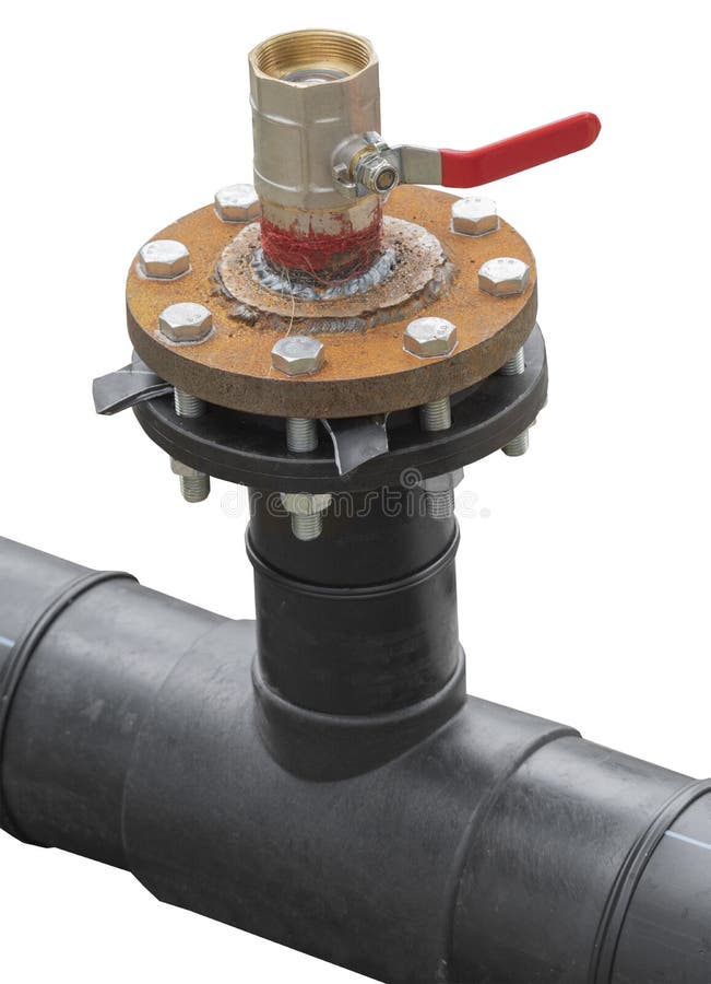 Flanges,pipe Connection with Flange Stock Photo - Image of production ...