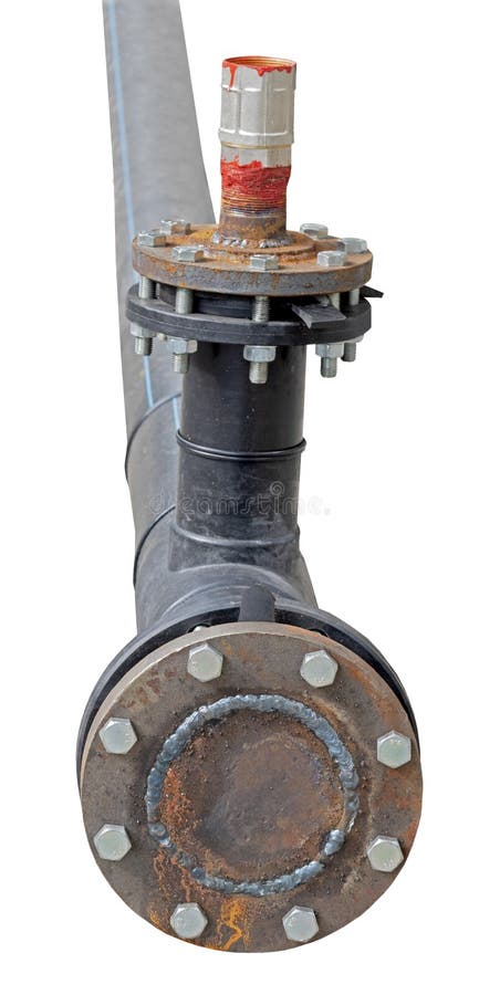 Flanges,pipe Connection with Flange Stock Photo - Image of production ...
