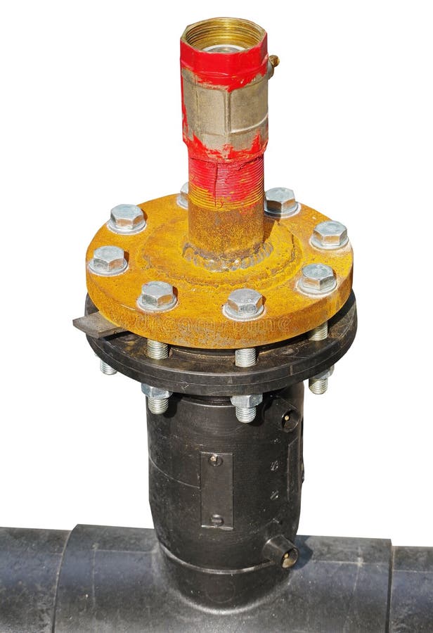Flanges,pipe Connection with Flange Stock Photo - Image of production ...