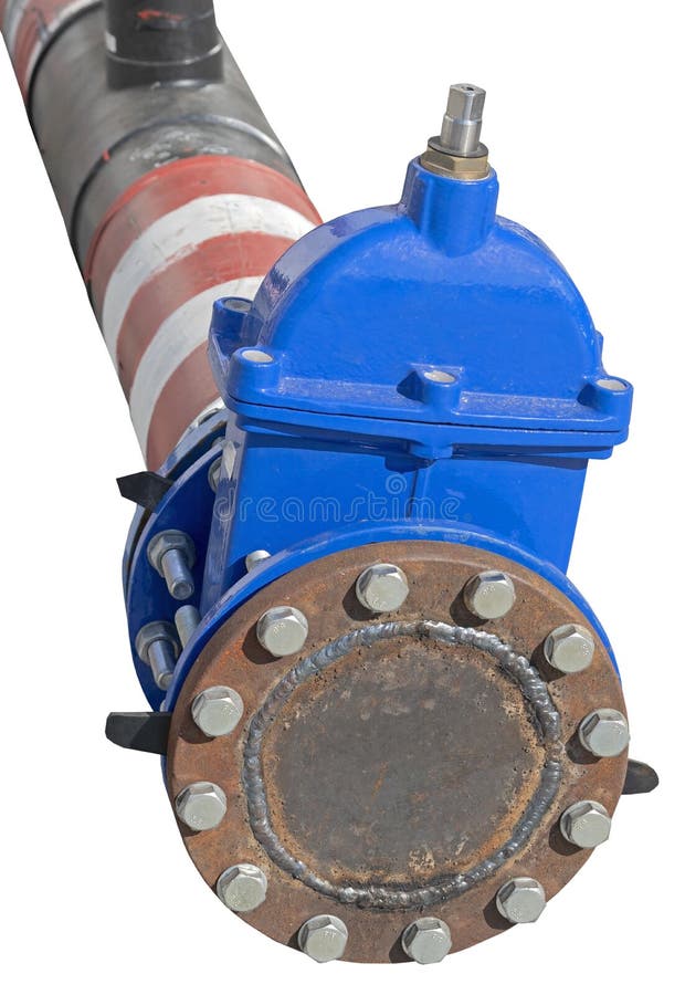 Flanges,pipe Connection with Flange Stock Photo - Image of production ...