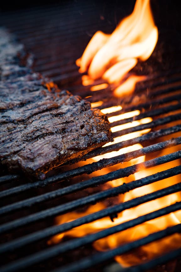 Flank Steak Griling stock photo. Image of plate, cooking - 81320364