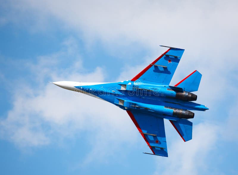 Flanker stock image. Image of altitude, engine, show, novosibirsk - 9557109