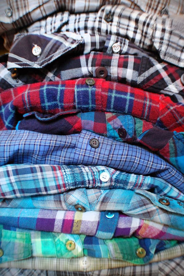 Flannel stock image. Image of womens, flannel, shopping - 83126001