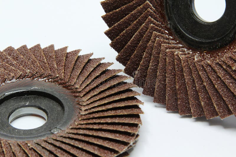 Flap abrasive disc stock image. Image of circle, paper - 66341777
