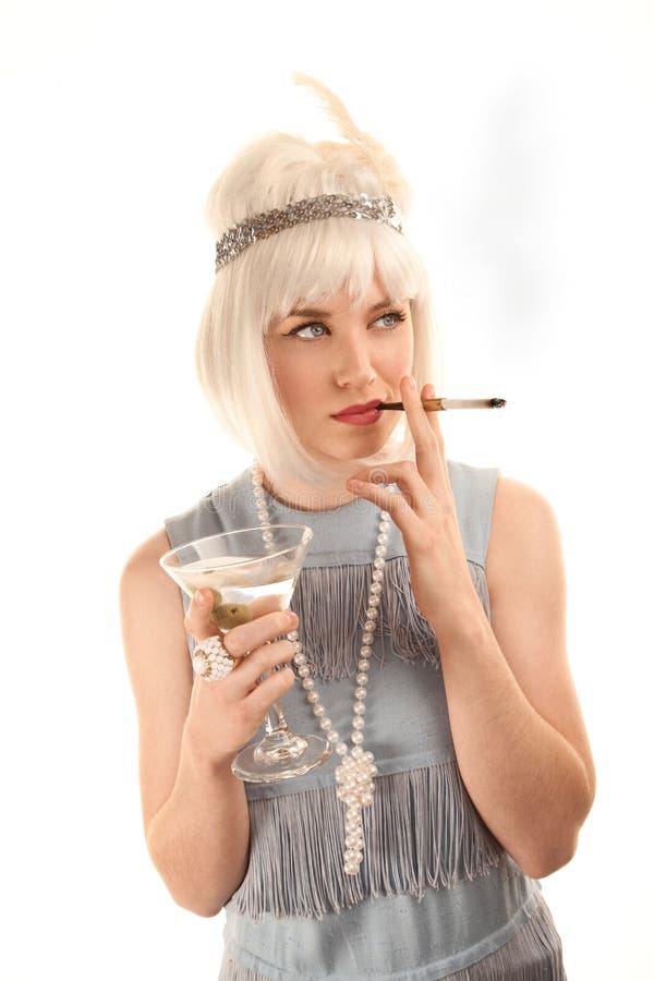 Flapper stock photo. Image of feather, headband, sweet - 13772020