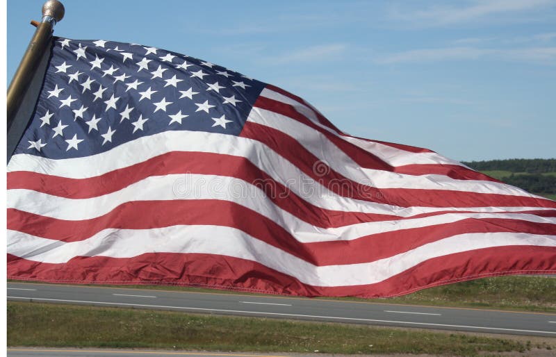 Flapping US Flag stock photo. Image of flag, states, symbolic - 11771354