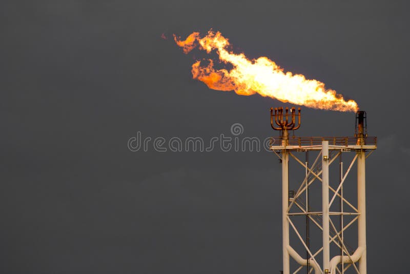 Flare stock photo. Image of global, emission, carbon - 66228356