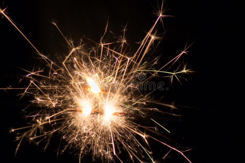 Flare of the cracker stock photo. Image of party, sparkler - 48204626