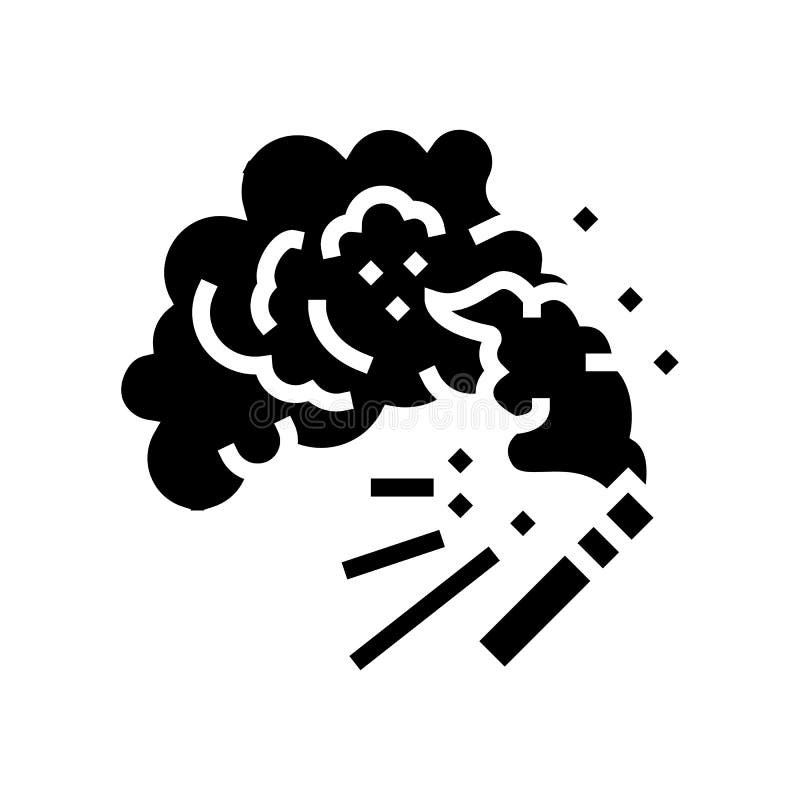 Flare Fire Glyph Icon Vector Illustration Stock Vector - Illustration ...