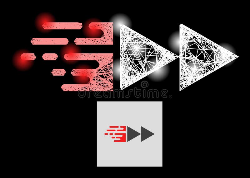 Flare Linear Mesh Move with Lightspots Stock Vector - Illustration of ...